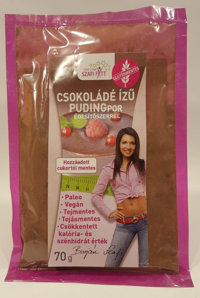Szafi Reform Csokoládé Ízű Pudingpor Édesítőszerrel 70G - Gl Szafi Reform Csokoládé Ízű Pudingpor Édesítőszerrel 70G - Gl